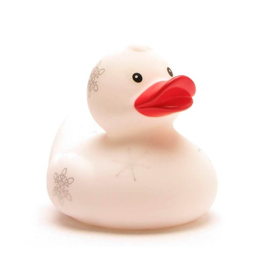 Buy White Snowflake Rubber Duck | Spread Joy | Essex Duck™ | Essex Duck
