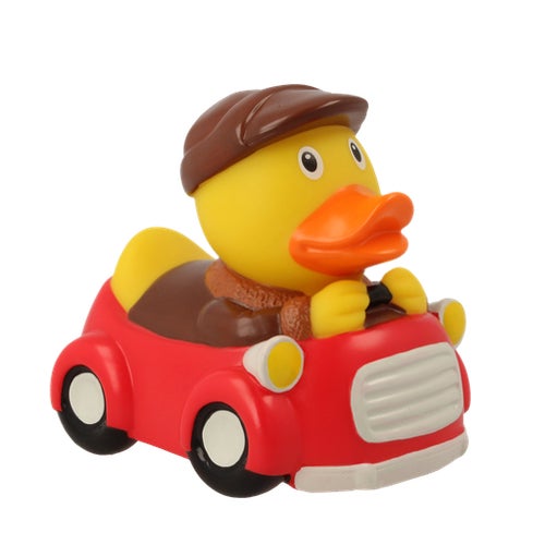 Buy Driver Rubber Duck in Red Car | Spread Joy | Essex Duck™ | Essex Duck