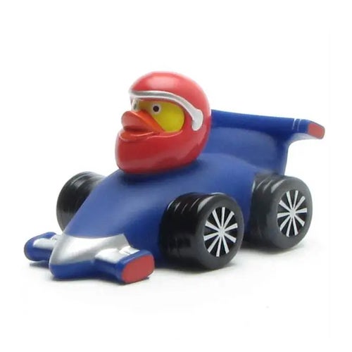 Buy Rubber Duck in Blue Race Car | Spread Joy | Essex Duck™ | Essex Duck